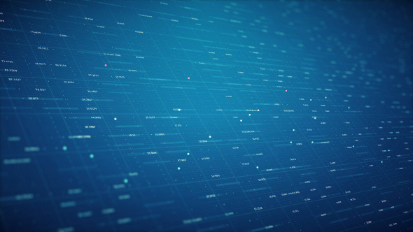 Blue Technological Random Looped Background 4K, Motion Graphics | VideoHive